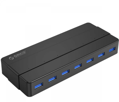 ORICO-7 ports USB 3.0 HUB - with power supply - bevachip.hu