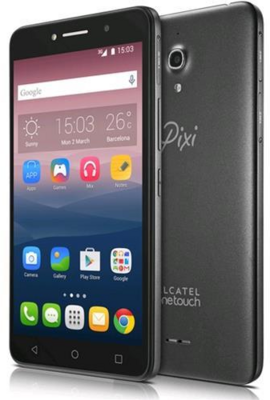 Alcatel 8050D Pixi4 Dual Sim Okostelefon - Fekete - bevachip.hu
