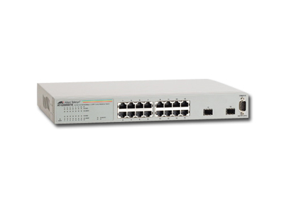 Switch ALLIED TELESIS AT-GS950/16 18 ports (16 x 1000Mbps, 2 x 1000Base-FX Uplink, Rackmount ...