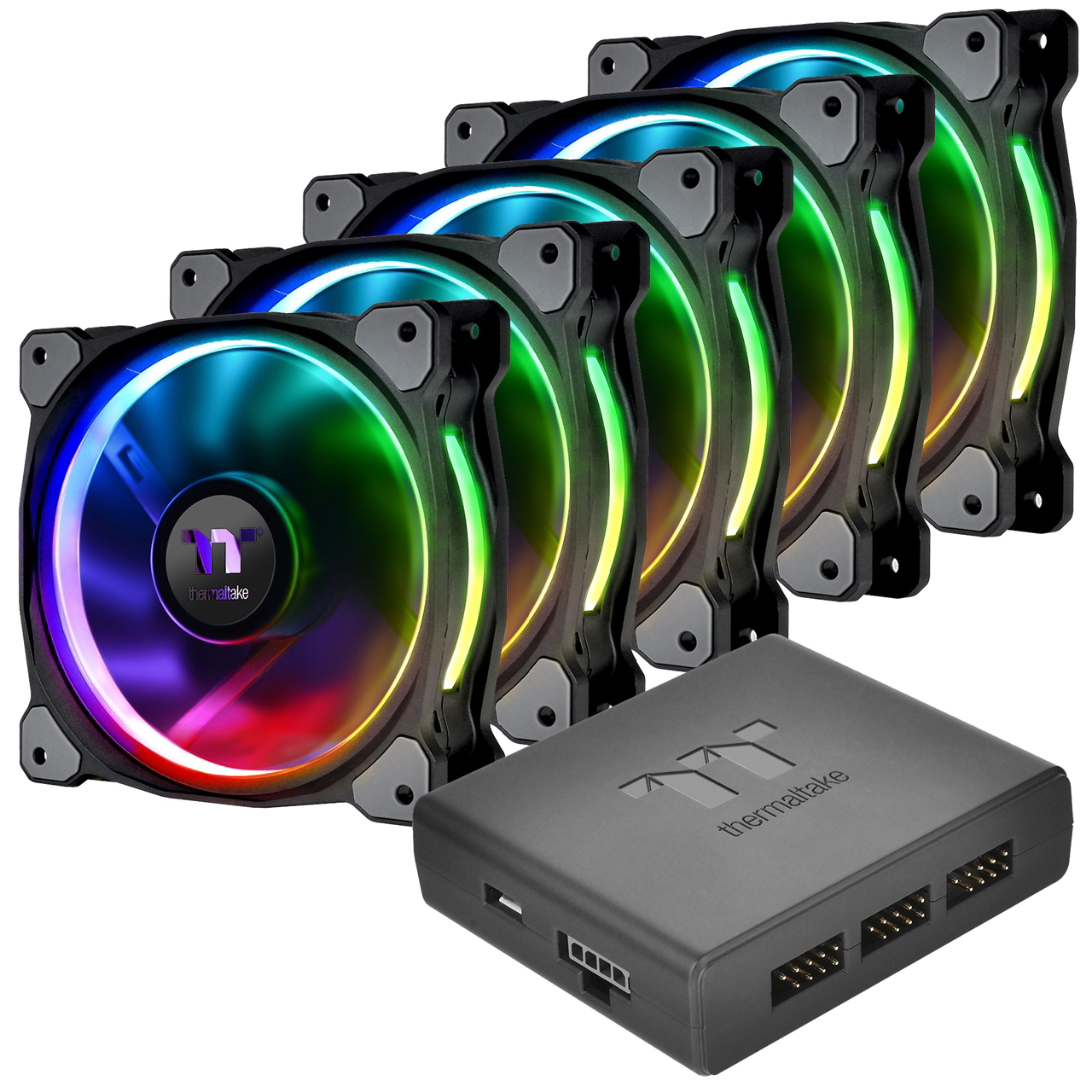 Thermaltake Riing Plus 12 RGB TT Premium Edition 120mm PWM rendszerhűtő ...