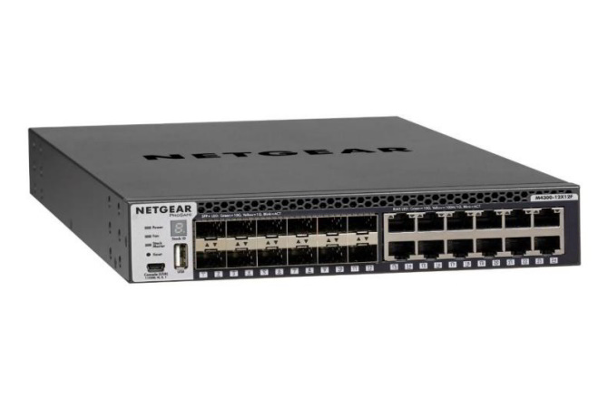 Netgear ProSAFE M4300-12X12F Managed 10GbE Switch - Ezüst/Fekete ...