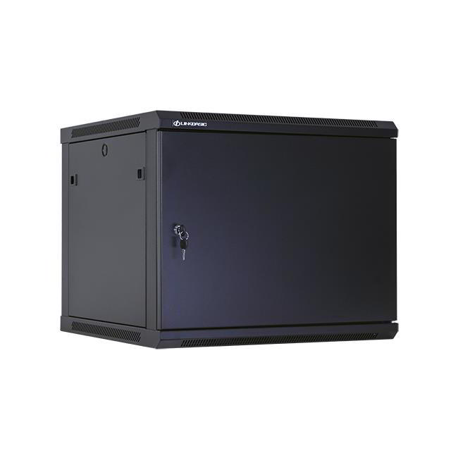 Linkbasic rack wall-mounting cabinet 19" 9U 600x600mm black (steel ...