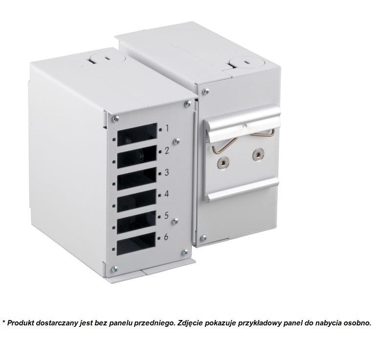 EFB Industrial Splice housing for DIN Rail without front panel, gray ...