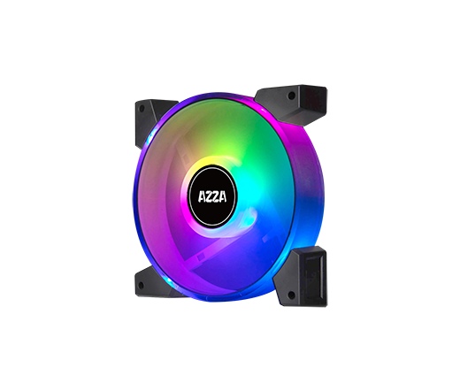 Azza 120mm HURRICANE II DIGITAL RGB DUALRING - bevachip.hu