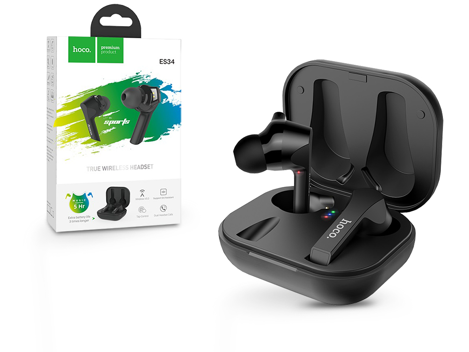 HOCO TWS Bluetooth sztereó headset v5.0 + töltőtok - HOCO ES34 Pleasure ...