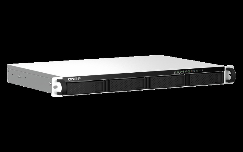 Qnap 4-Bay 1U rackmount NAS, Intel Celeron N5105/N5095 quad-core, burst ...