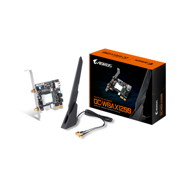 GIGABYTE Wireless Adapter PCI-Express Tri Band AX1200, GC-WBAX1200 ...