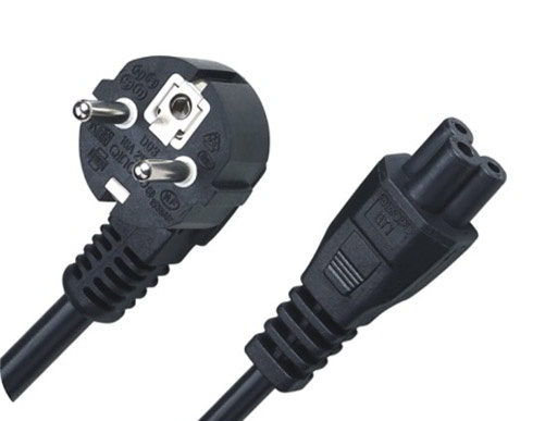 Mimosa EU Power Cord, black (60 cm, 2 ft), for PoE Injector 24V and PoE ...