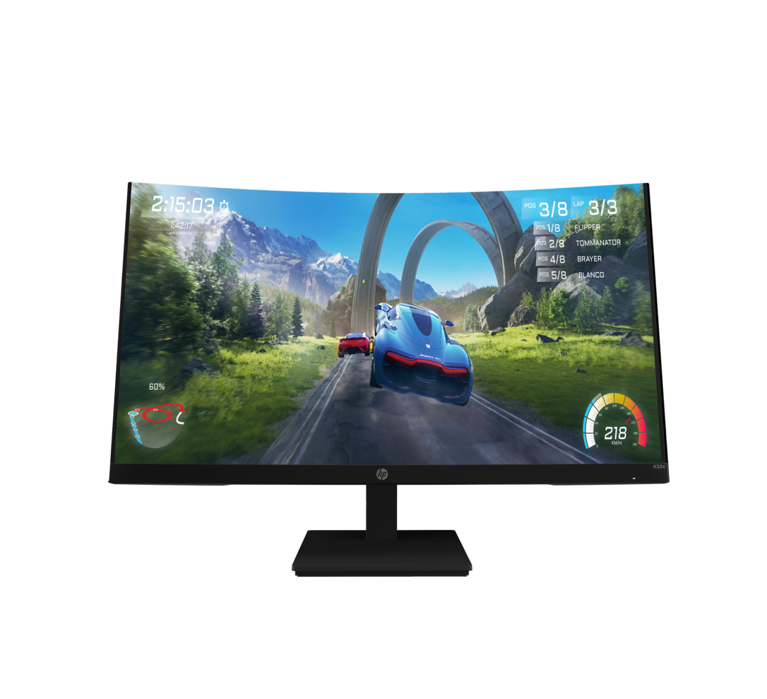 HP 32" X32c Gaming - VA ívelt panel 1500R 1920x1080 16:9 165Hz 1ms 3000 ...