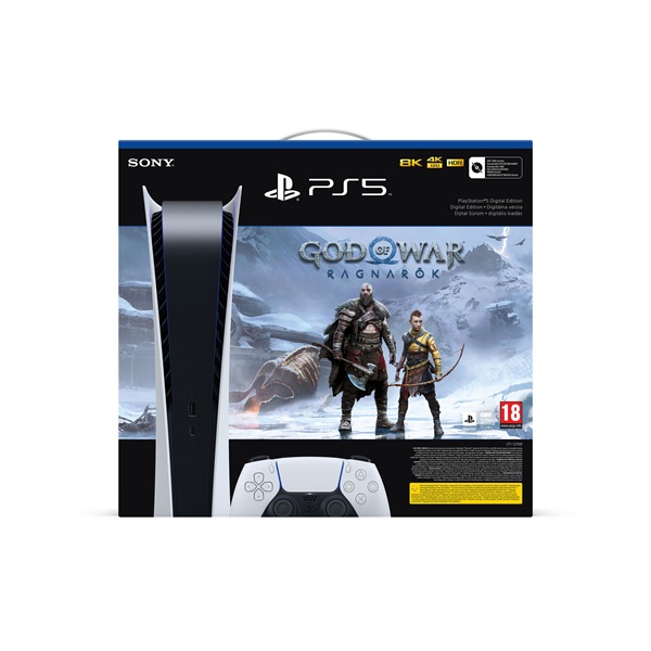 PlayStation®5 Digital Edition 825GB God of War Ragnarok Bundle játékkonzol csomag - bevachip.hu